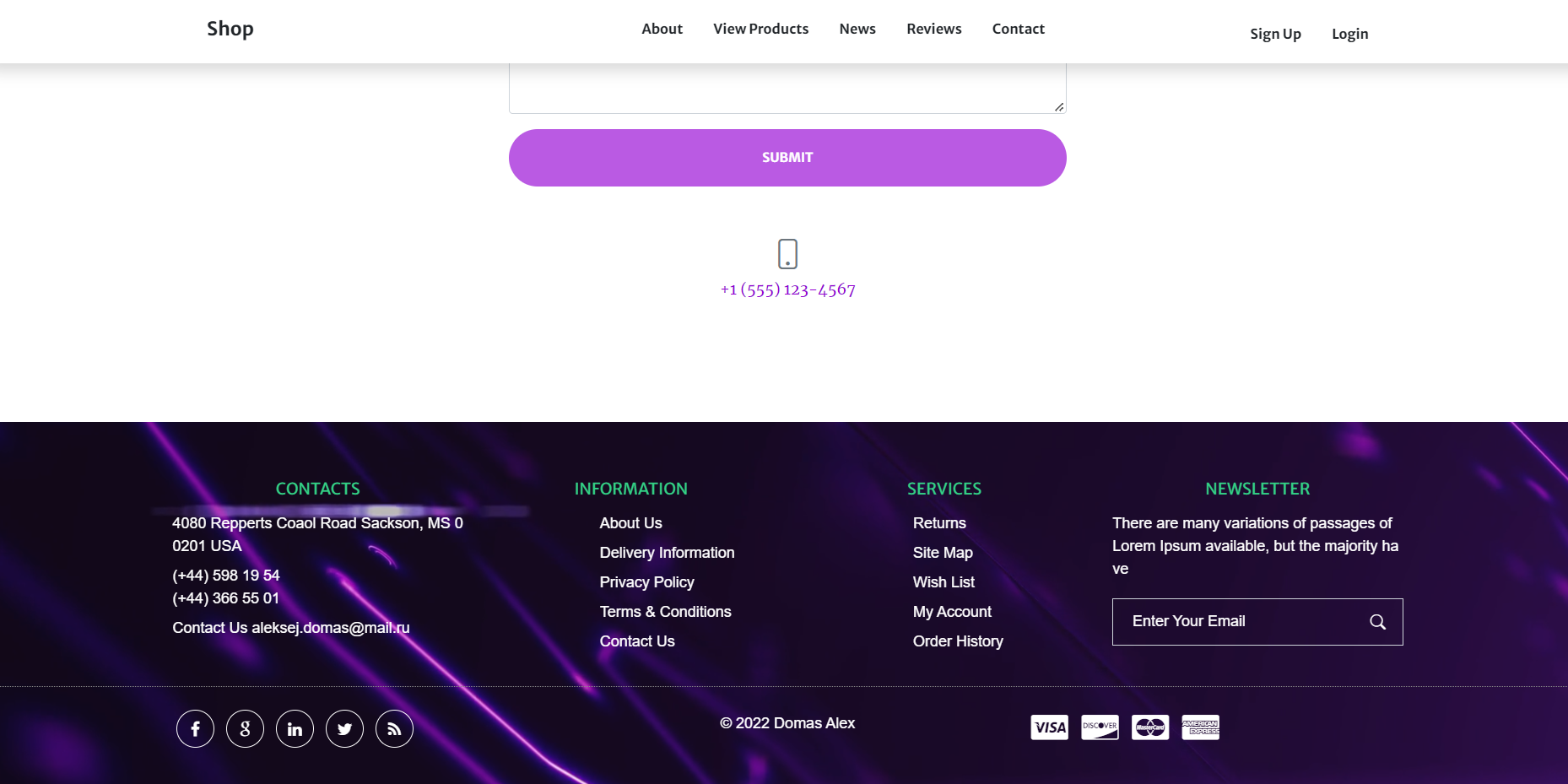 Resume - Domas Alex Aleksandrovich
